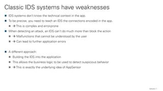 OWASP AppSensor: Detecting Attacks in your Application | PDF