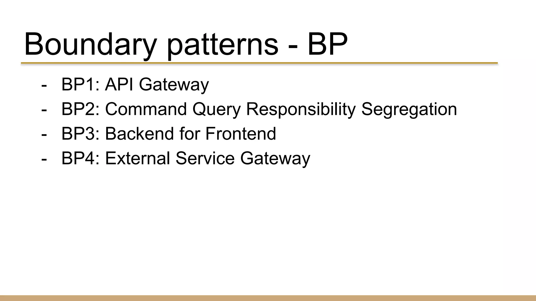 Cloud Native Patterns Using AWS - Practical Examples | PPT