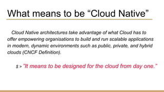 Cloud Native Patterns Using AWS - Practical Examples | PPT