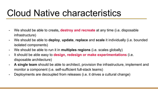 Cloud Native Patterns Using AWS - Practical Examples | PPT