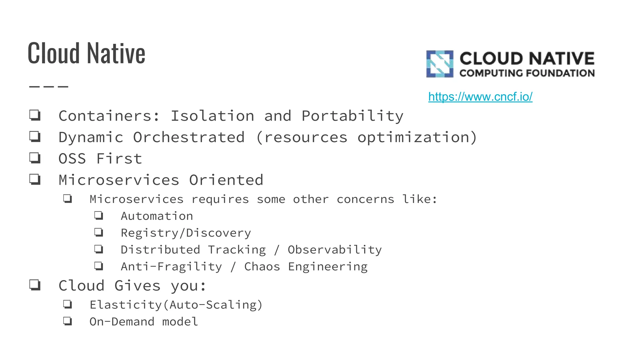 Cloud native principles | PPT