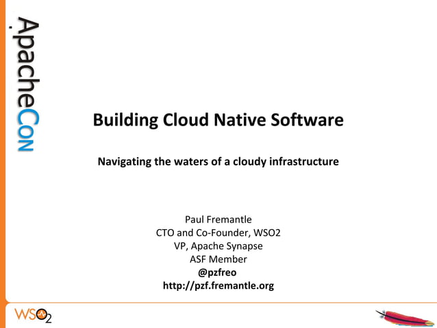 Building Cloud Native Software | PPT | Cloud Computing | Internet