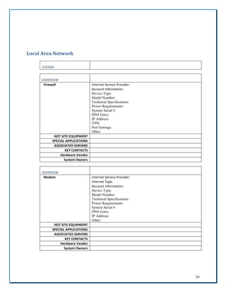 Cloudnition dr plan template fillable form | PDF