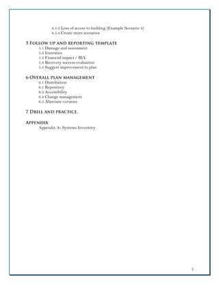 Cloudnition dr plan template fillable form | PDF