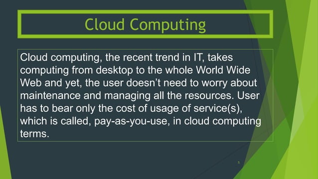 Cloud of things (IoT + Cloud Computing) | PPTX