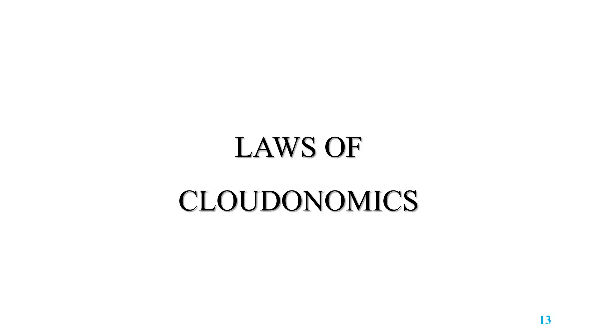 Cloudonomics in Advanced Cloud Computing | PPTX