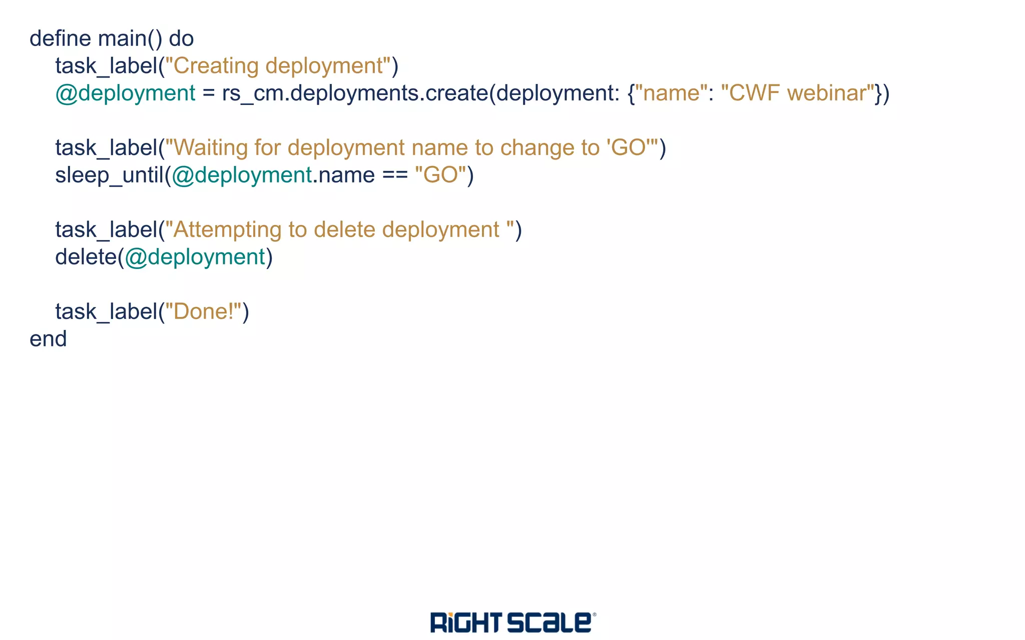 Cloud Orchestration with RightScale Cloud Workflow | PDF