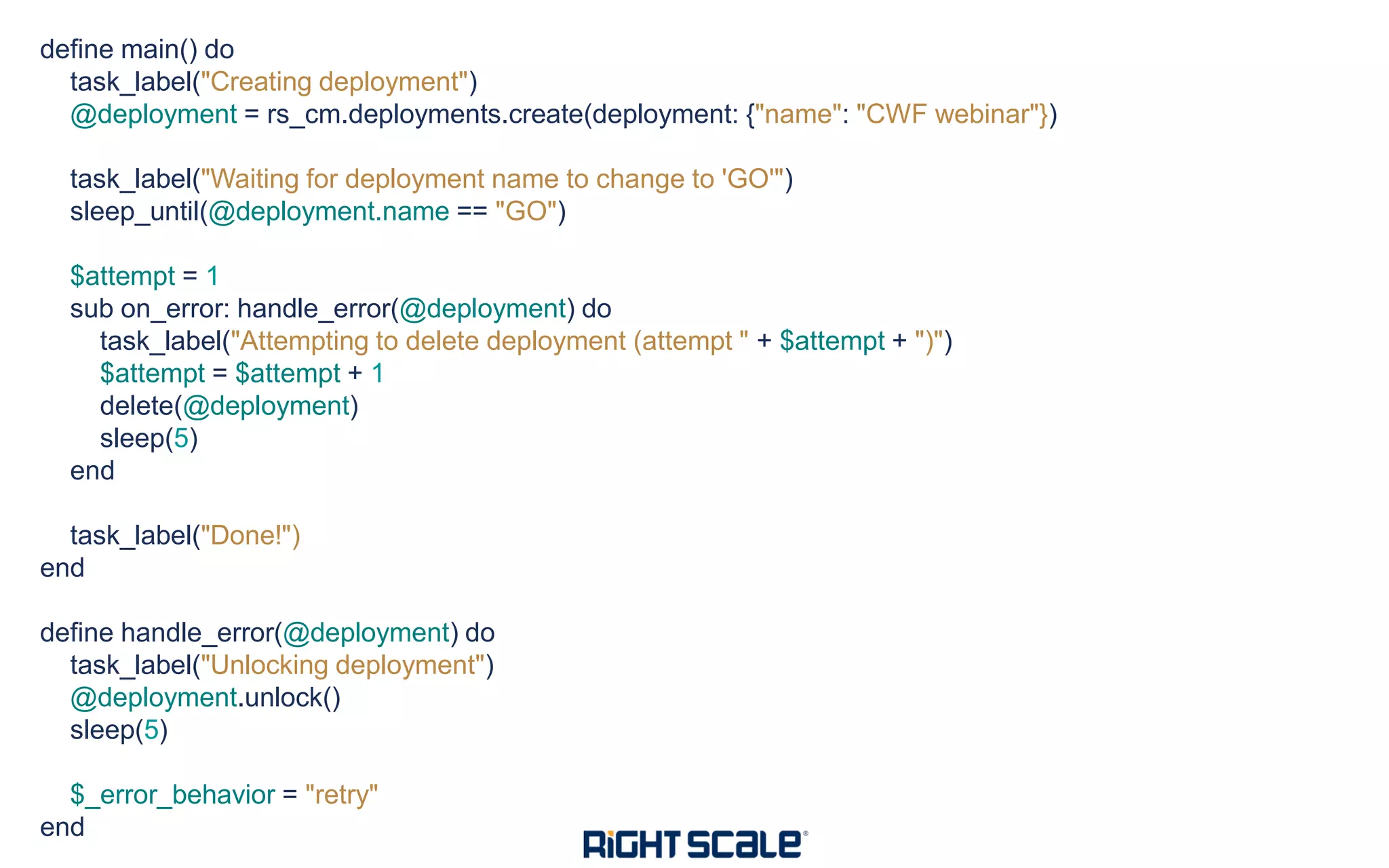 Cloud Orchestration with RightScale Cloud Workflow | PDF