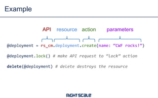 Cloud Orchestration with RightScale Cloud Workflow | PPT