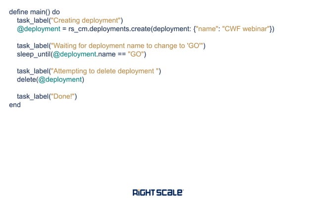 Cloud Orchestration with RightScale Cloud Workflow | PPT Cloud Orchestration with RightScale Cloud Workflow | PPT