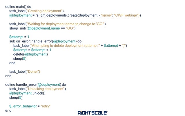 Cloud Orchestration with RightScale Cloud Workflow | PPT Cloud Orchestration with RightScale Cloud Workflow | PPT