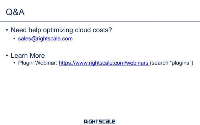 Cloud Orchestration with RightScale Cloud Workflow | PPT