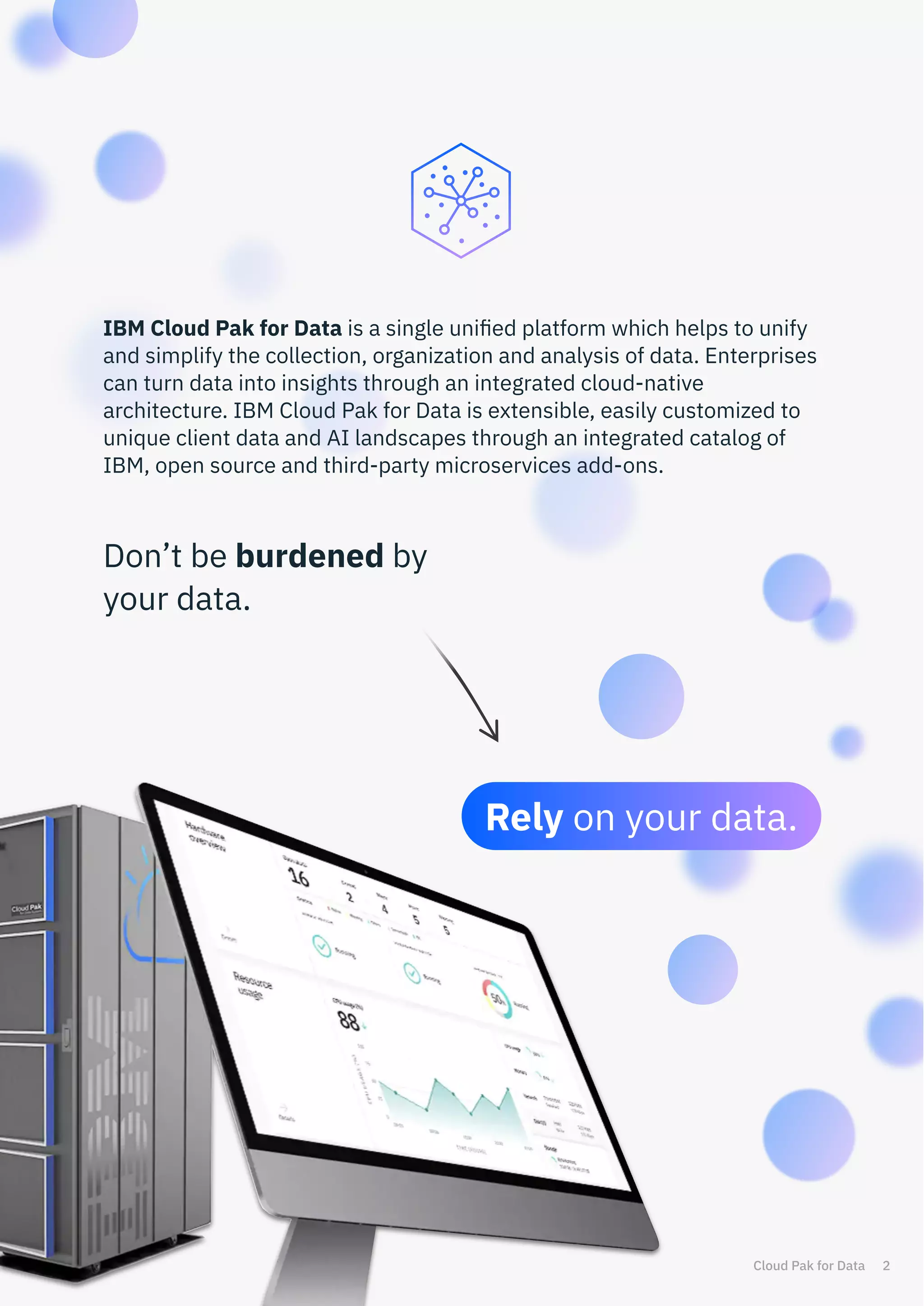 Ibm Cloud Pak For Data Brochure Pdf