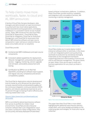 IBM Cloud Paks - IBM Cloud | PDF