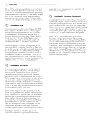 IBM Cloud Paks - IBM Cloud | PDF