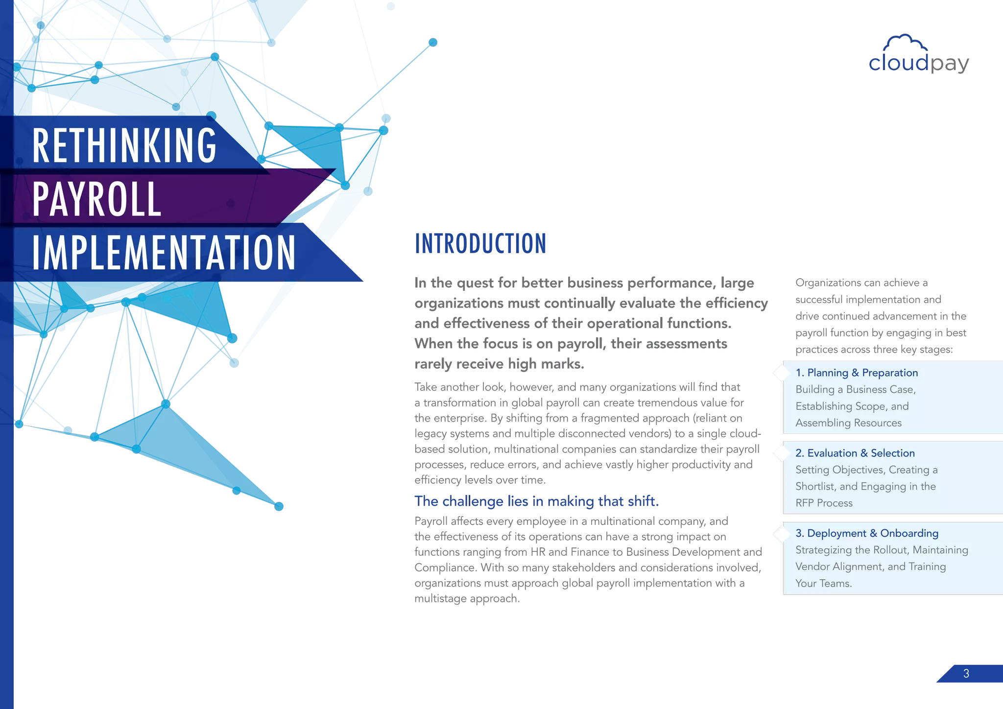 The Three Stages of Global Payroll Implementation | PPT
