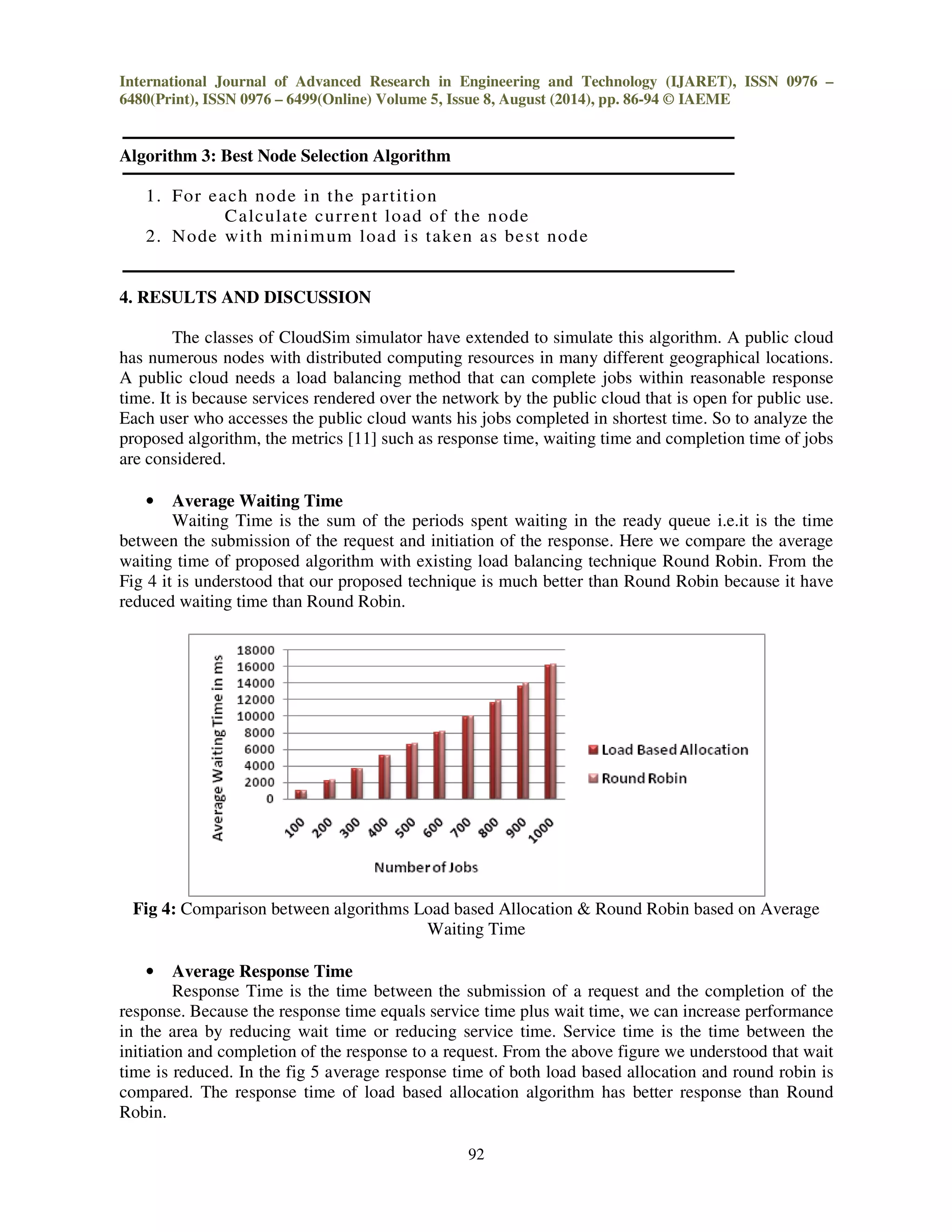 Cloud partitioning with load balancing a new load balancing technique for public cloud | PDF