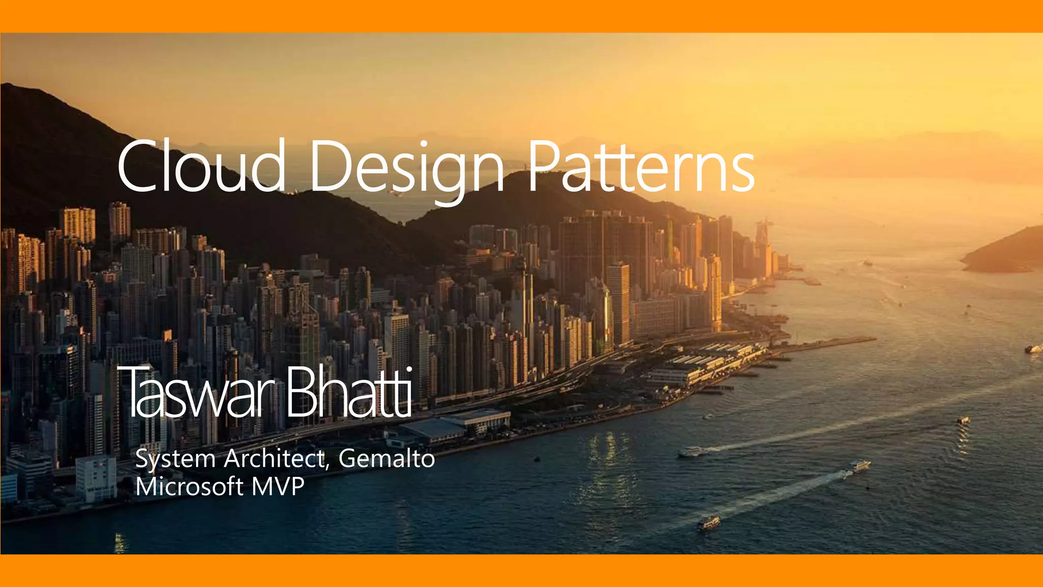 Cloud Design Patterns - Hong Kong Codeaholics | PPT