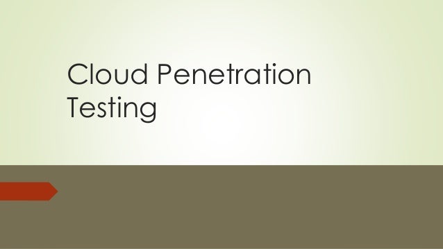 Cloud Penetration Testing | PDF