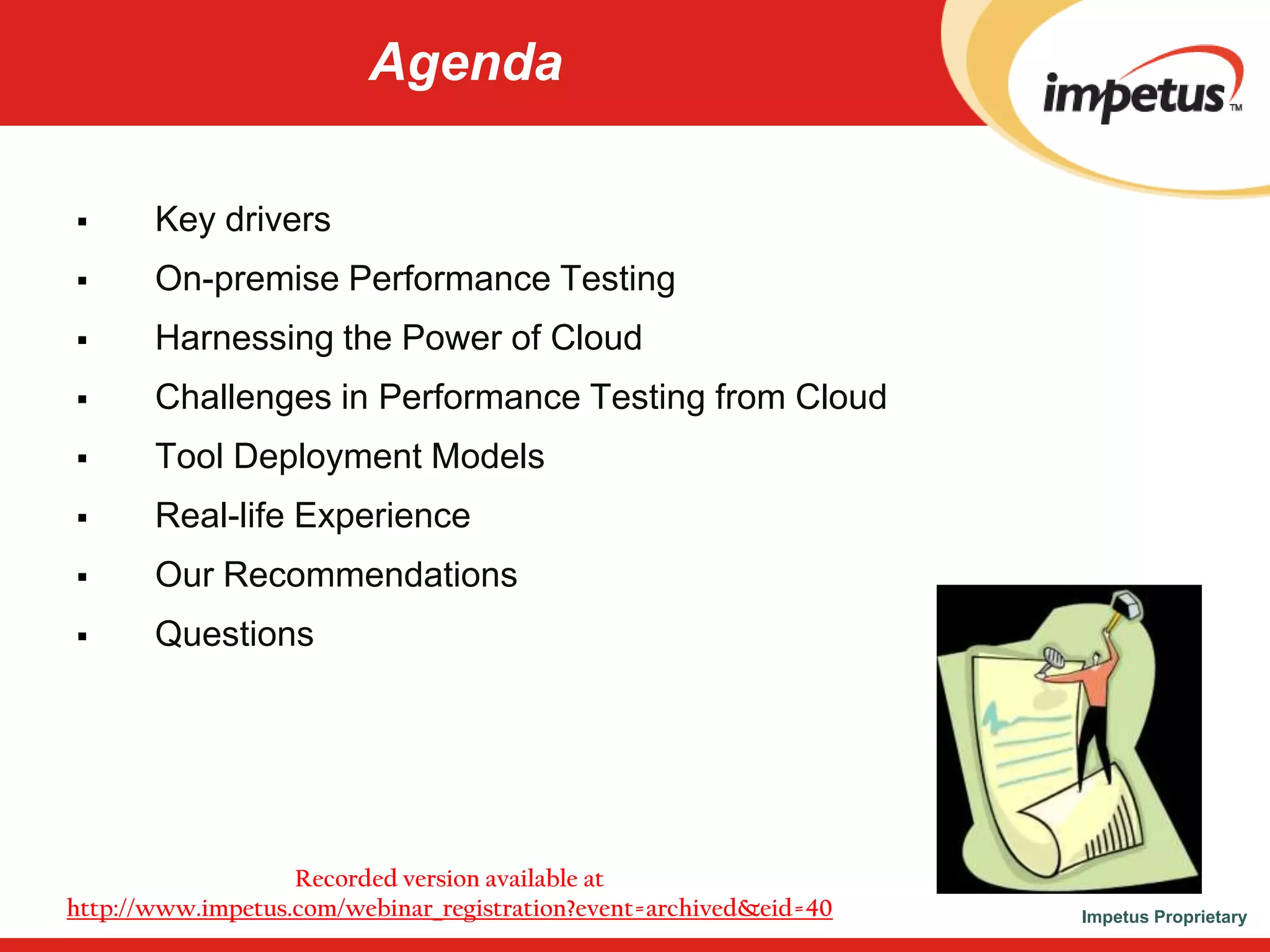 Cloud Based Performance Testing Pptx Cloud Computing Internet