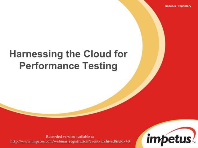 Cloud based Performance Testing | PPTX | Cloud Computing | Internet