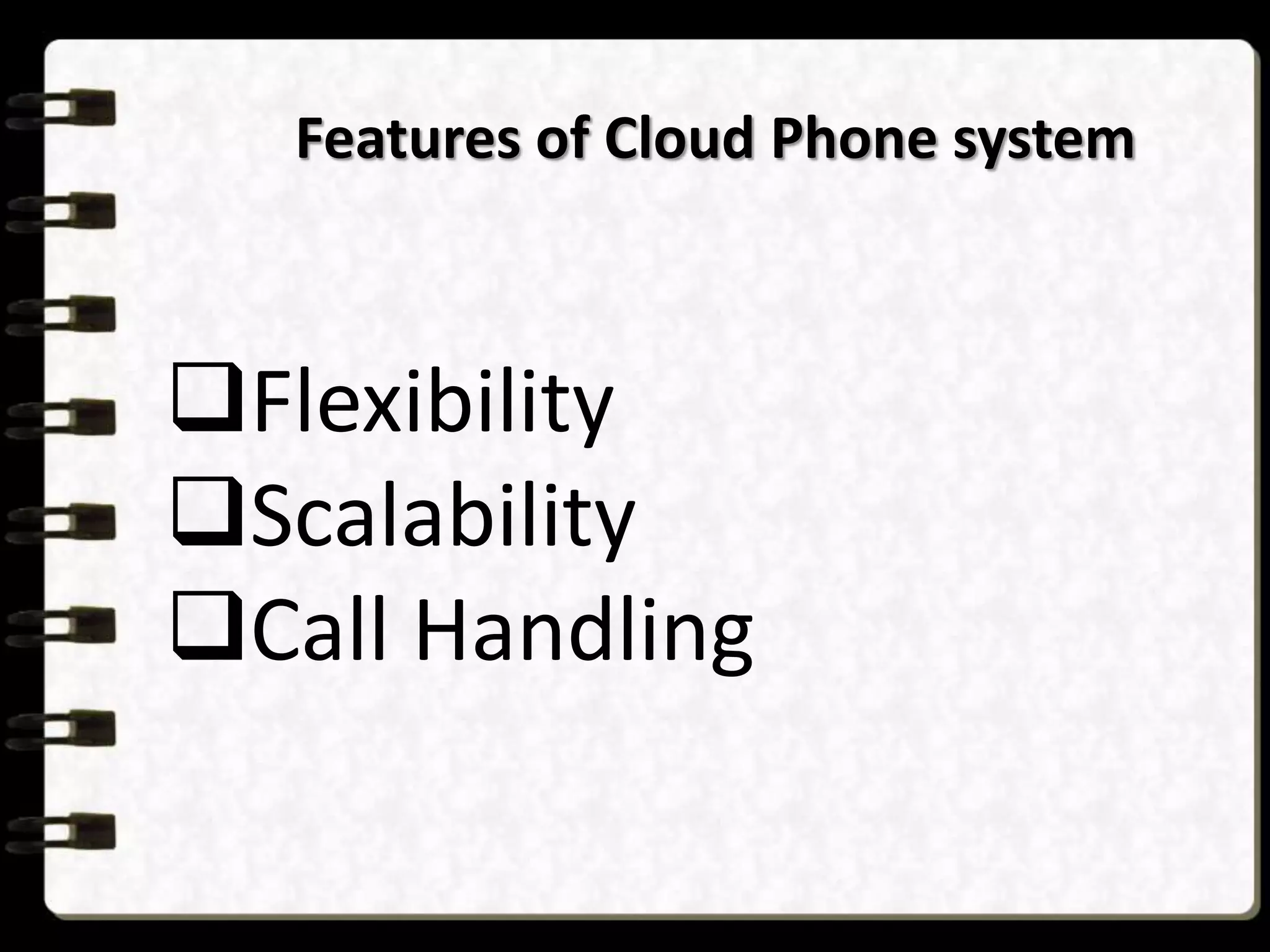 Cloud phone system a complete solution | PPTX