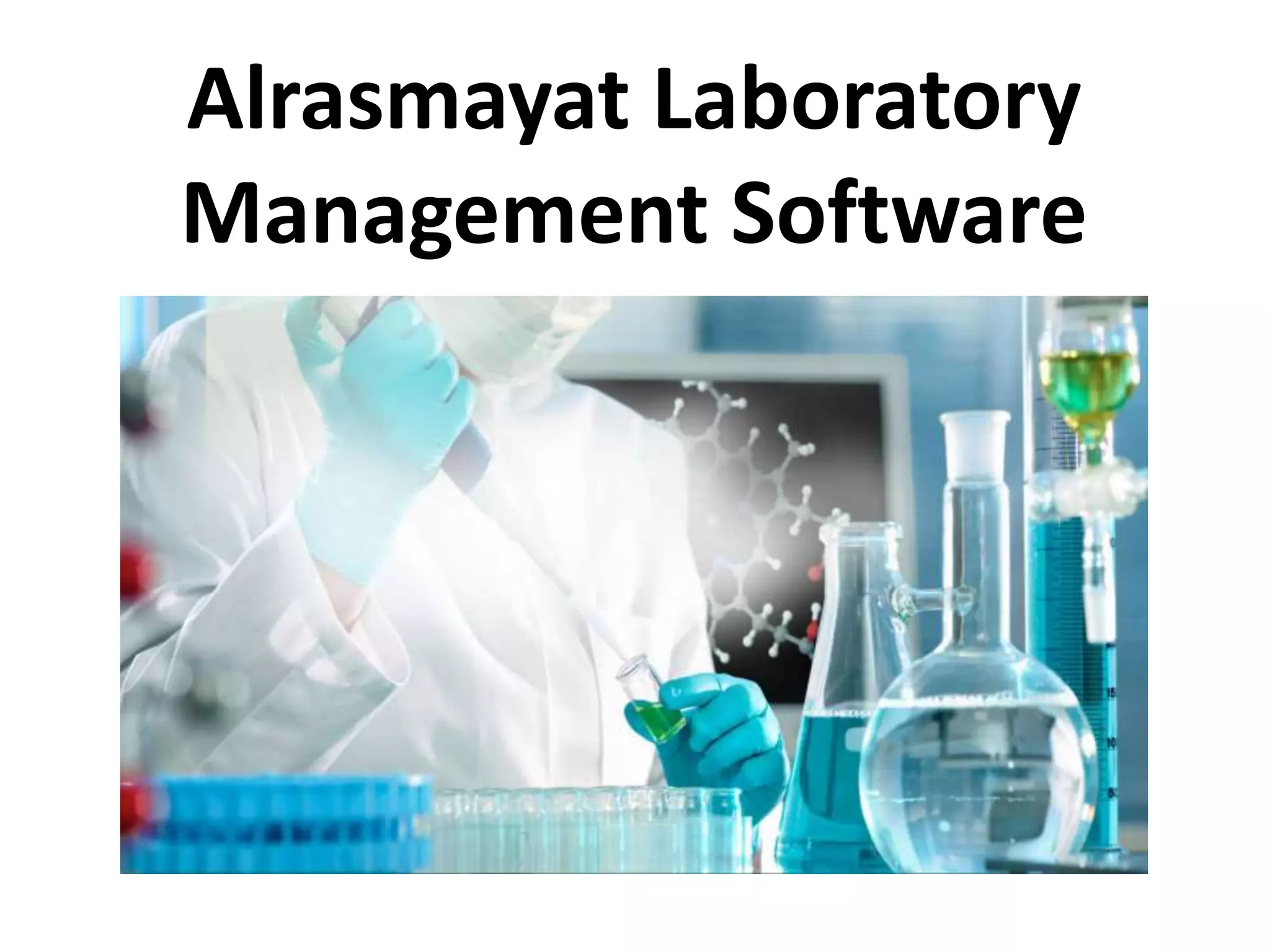 Laboratory Management Software Pptx