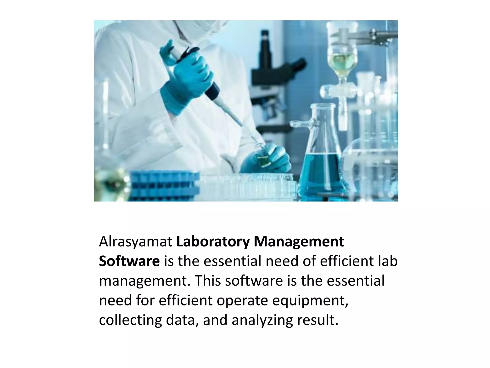 Laboratory Management Software | PPTX