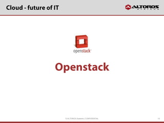 Altoros - Cloud platform overview | PPT