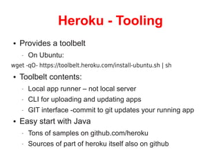 Cloud Platforms for Java | PPT