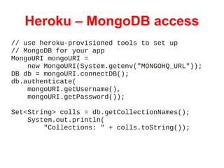 Cloud Platforms for Java | PPT