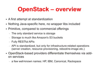 Cloud Platforms for Java | PPT