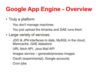 Cloud Platforms for Java | PPT