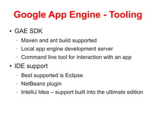 Cloud Platforms for Java | PPT