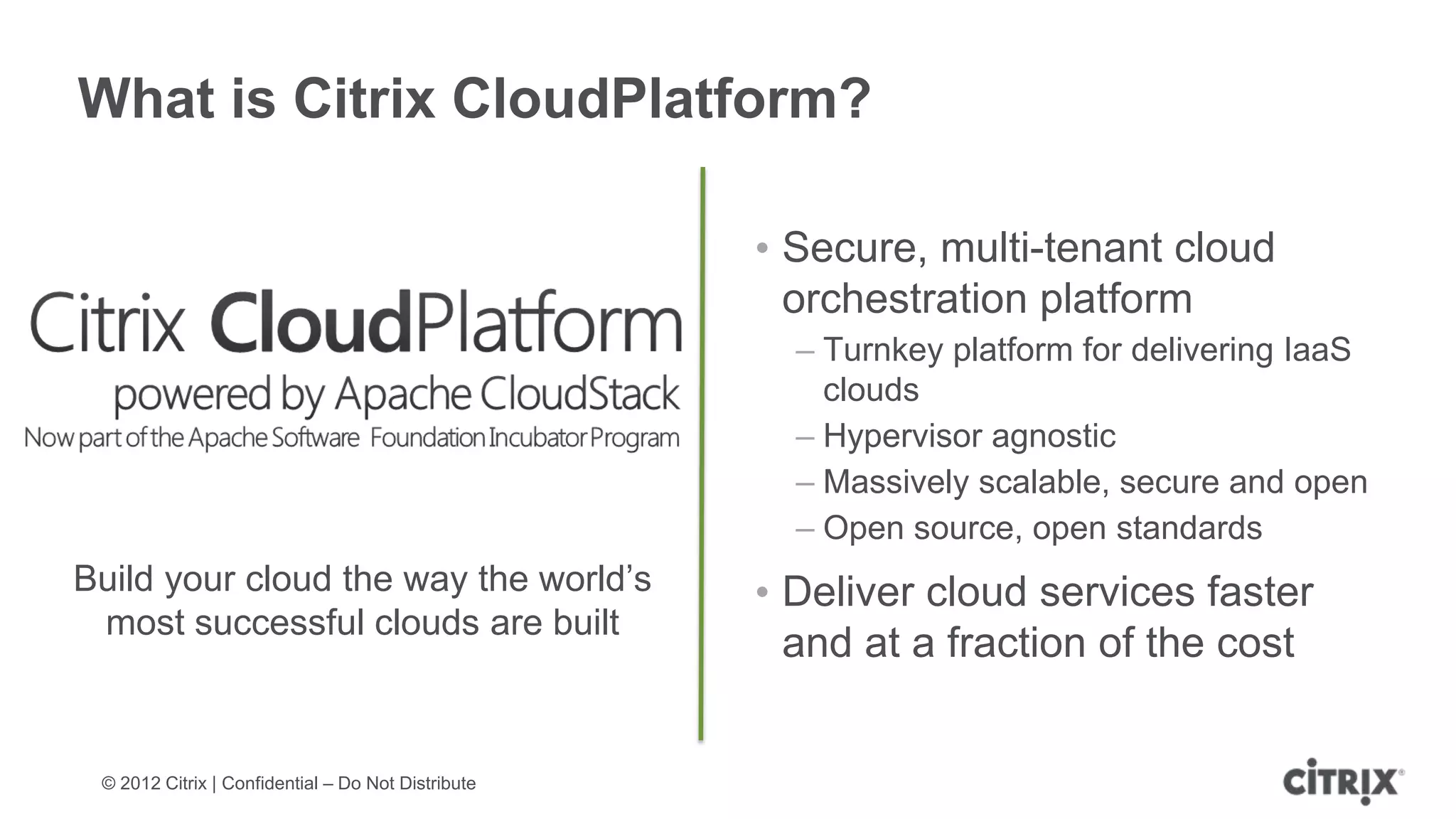 Cloud platform technical sales presentation | PPTX