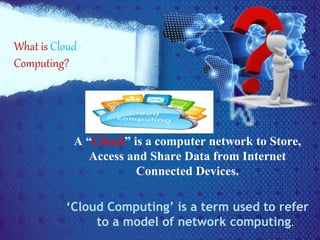 Cloud computing ppt | PPTX | Cloud Computing | Internet