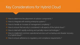 Hybrid Cloud and Its Implementation | PPTX