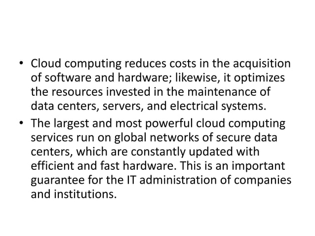 Cloud Computing Ppt