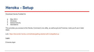 Cloud Platform as a Service: Heroku | PPT