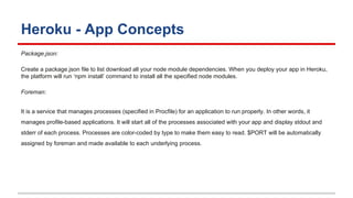 Cloud Platform as a Service: Heroku | PPT