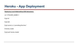 Cloud Platform as a Service: Heroku | PPT