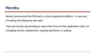 Cloud Platform as a Service: Heroku | PPT