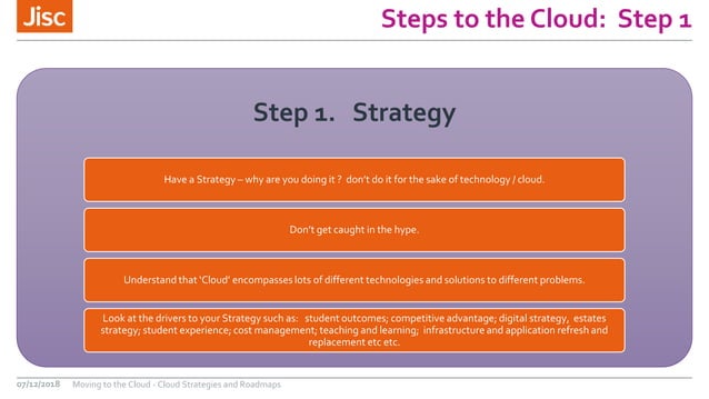 Moving to the cloud: cloud strategies and roadmaps | PPTX | Cloud Computing | Internet