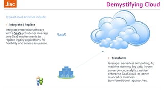 Moving to the cloud: cloud strategies and roadmaps | PPTX