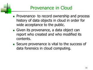 Cloud provenance | PPT