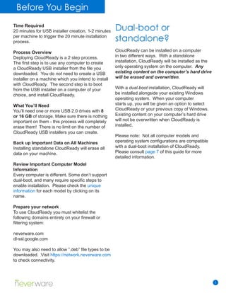 Cloud ready+installation+instructions | PDF | Internet for Beginners ...