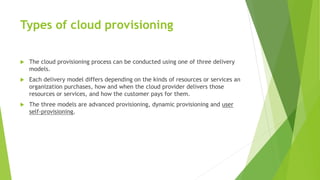 Cloud resilience, provisioning | PPT