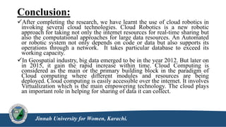 Cloud robotics and automation | PPTX