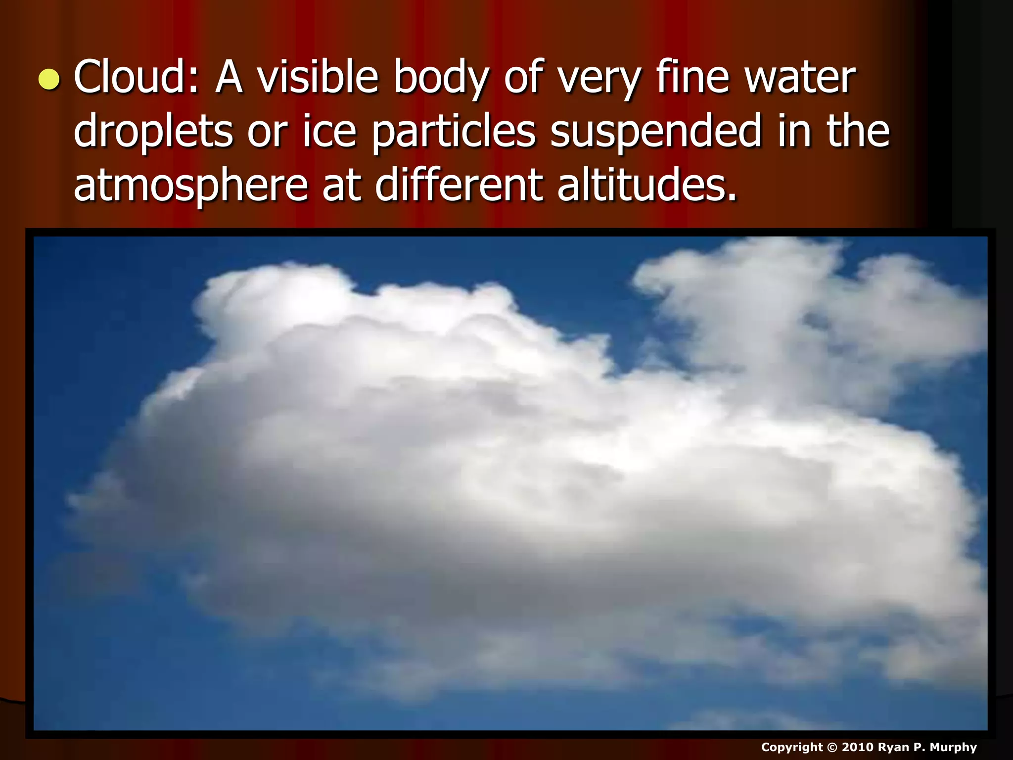 Clouds, Types of Clouds, Weather and Climate Unit, Earth Science Lesson ...