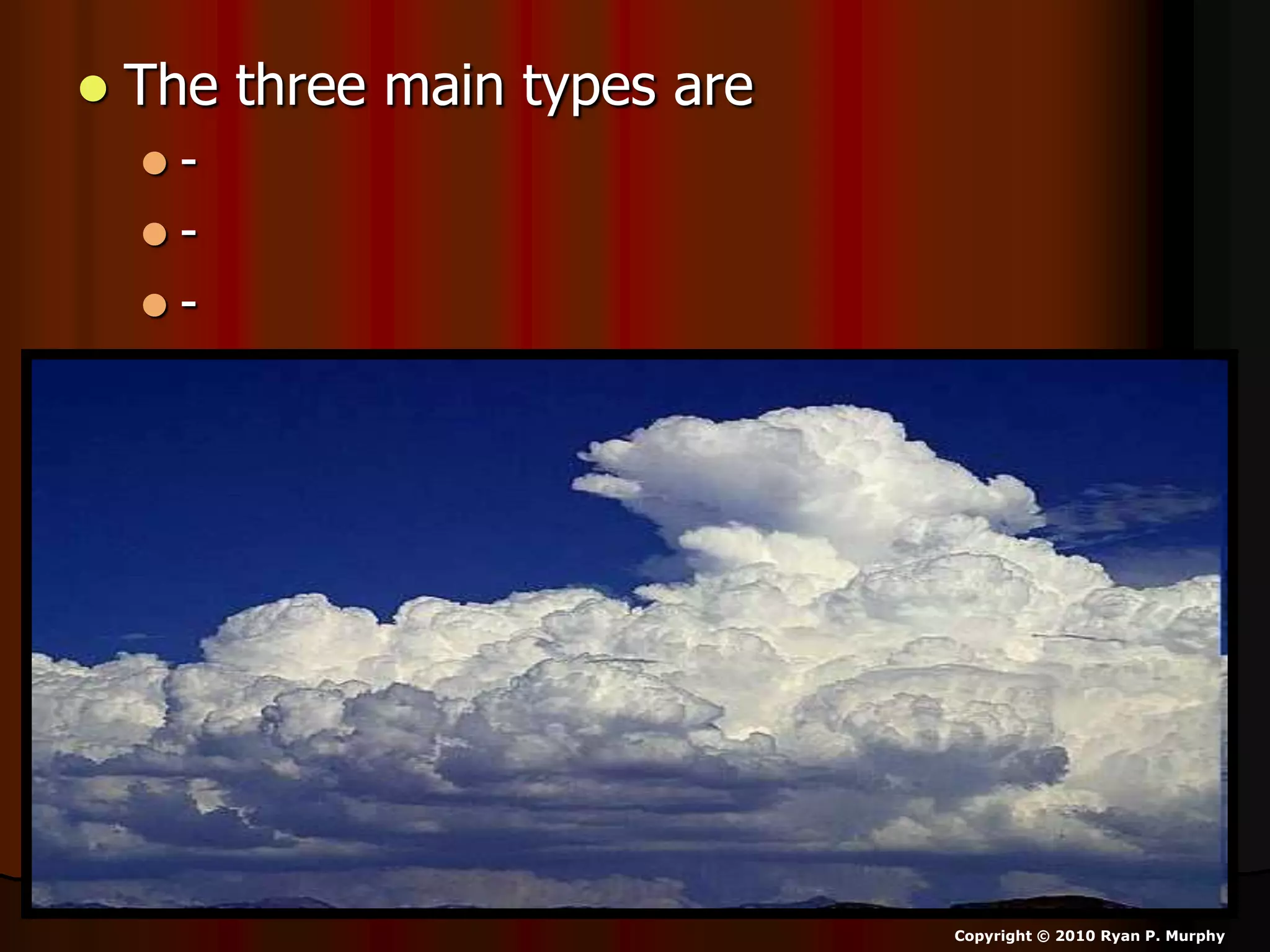 Clouds, Types of Clouds, Weather and Climate Unit, Earth Science Lesson ...